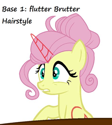 Flutter Brutter Hair Mlp Base 1 By Deadloxete On Deviantart