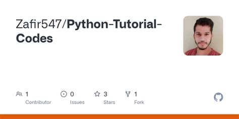 Zafir Abdullah On Linkedin Github Zafir547python Tutorial Codes