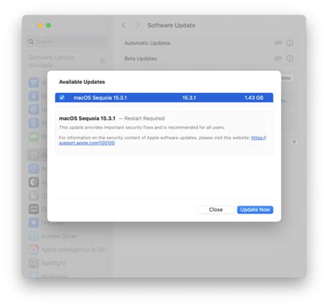 Macos Sequoia 1531 Update With Bug Fixes Released