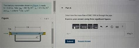 The Mercury Manometer Shown In Figure 1 Reads