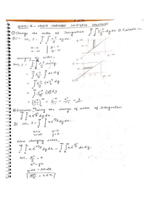 Unit 5 Multi Variable Integral Calculus Pdf