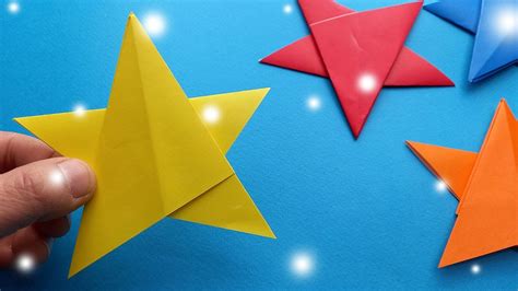 별접기 쉬운별 겨울접기 크리스마스 트리 별종이접기 Youtube