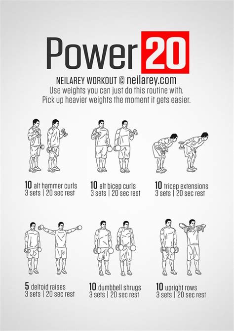 Neila Rey Power 20 Dumbbell Workout Gettin Fit Neila Ray Style Pinterest Dumbbell