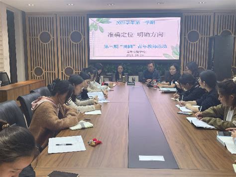准确定位 明确方向育秀实验学校开展苗圃行动第三期青年教师活动