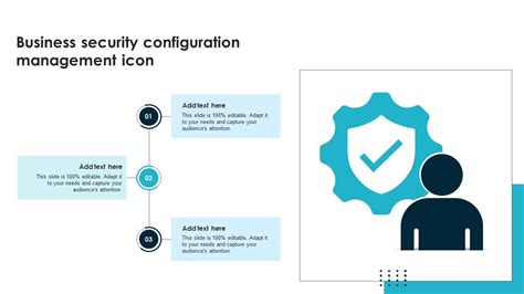 Business Security Configuration Management Icon Ppt Presentation