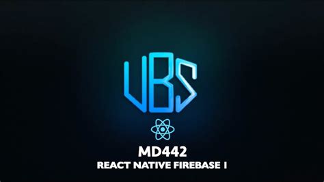 React Native Firebase Configuration Youtube