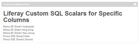 scalars in liferay custom sql custom sql scalar implementation ~ liferay savvy