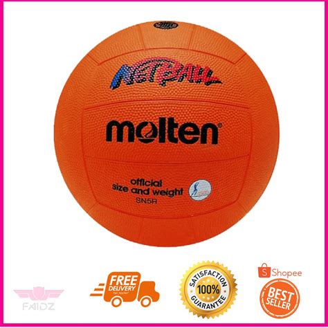 New Official Molten Netball Ball Bola Jaring For Training Ball Size 5 Shopee Malaysia