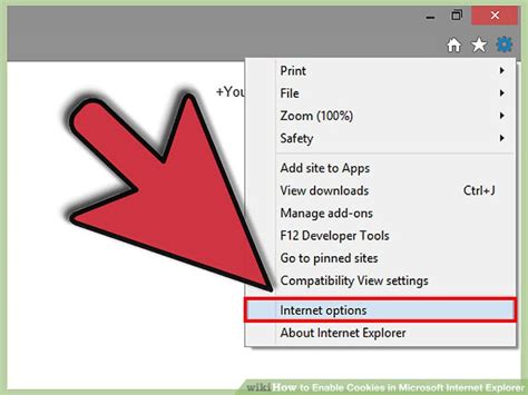 Ways To Enable Cookies In Microsoft Internet Explorer WikiHow