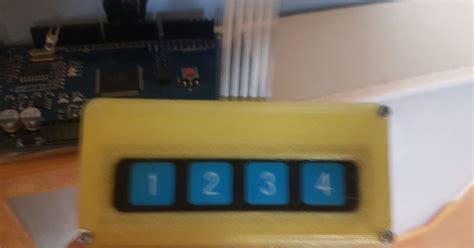 1x4 Membrane Keypad Case Arduino By Lgcproductions Download Free