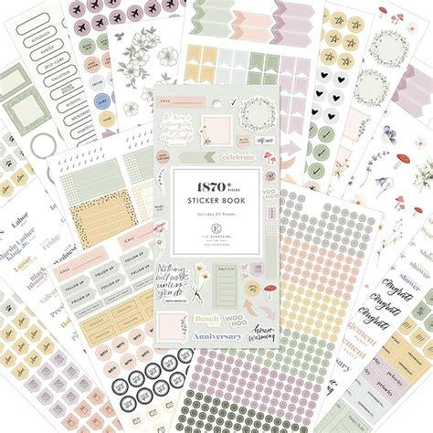Blue Sky Everygirl 1870 Sticker Book Planner And Calendar