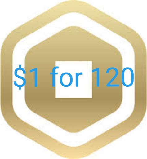 Robux 120 Robux For 1 Video Gaming Gaming Accessories In Game Products On Carousell