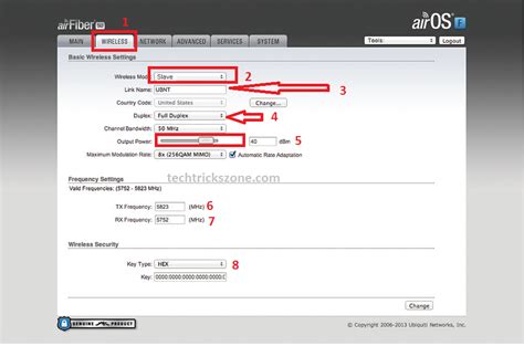 UBNT AirFiber AF5 Point To Point Configuration Manual With Picture