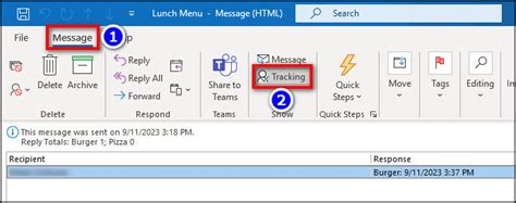 How To Create A Poll View Voting Results In Outlook