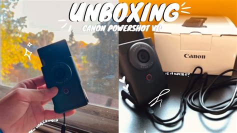 Unboxing Canon Powershot V10 📸 New Vlogging Camera Review Youtube