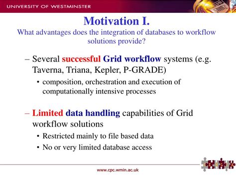ppt enhancing computational grid workflows with ogsa dai integration