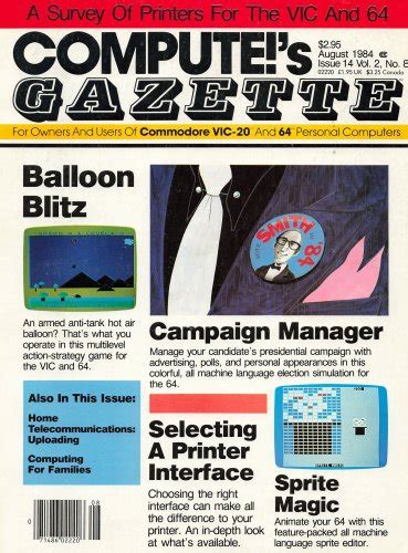 Compute S Gazette Issue 014 August 1984 Compute S Gazette Retromags Community