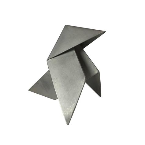 Metal Origami Bird Sculpture At 1stdibs