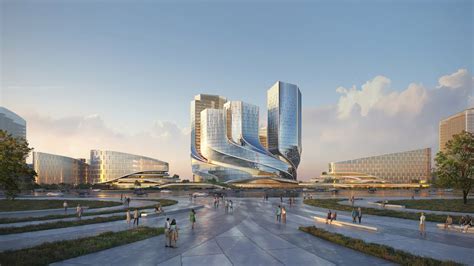 Büro Ole Scheeren Unveils Twisting Tencent Helix Complex For Shenzhen Youtube