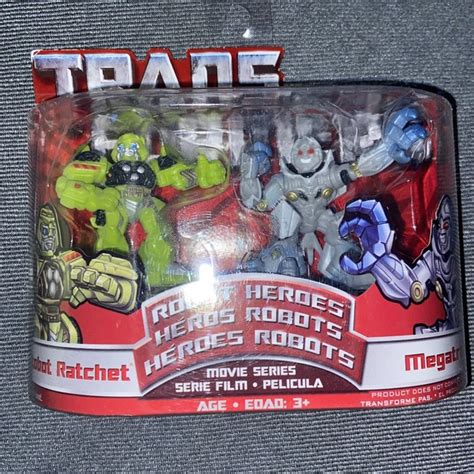 Transformers Robot Heroes Movie Series Ratchet Megatron 1999