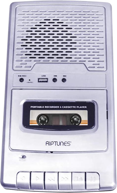پخش کننده ضبط کاست قابل حمل Riptunes ، مبدل دیجیتال موسیقی صوتی به Usb ، پخش کننده ضبط و ضبط Usb