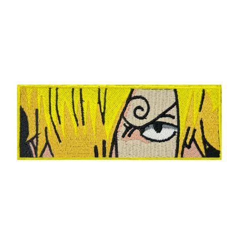 One Piece Sanji Patch Black Leg Sanji Anime Eyes Embroidery