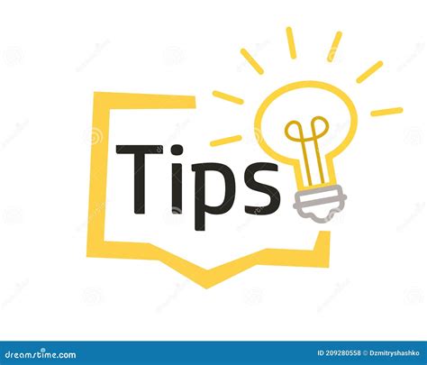 Top Tips Sign Clipart Image Cartoon Vector CartoonDealer 209280575