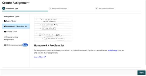 Creating A Homework Assignment In Gradescope Staff Guide Digital