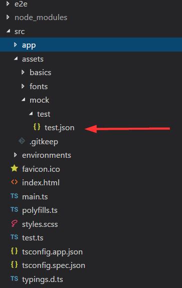Javascript Load Json Content From A Local File With Get In Angular 2 Stack Overflow