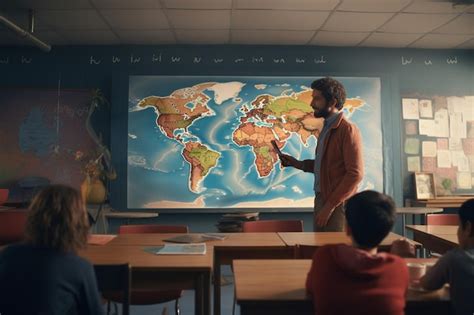 premium photo teacher using interactive simulations for geograph 00675 02