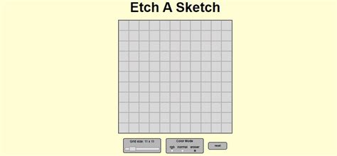 Github Wilberc1219etch A Sketch Browser Version Of Something Between A Sketchpad And An Etch