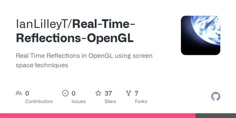 Github Ianlilleytreal Time Reflections Opengl Real Time Reflections