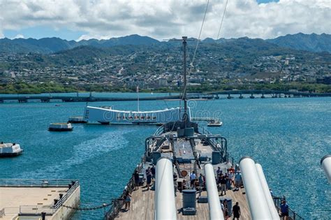 Scenes Around At Ford Island Pearl Harbor Honolulu Hawaii Usa Stock