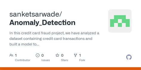 Anomalydetectionanomaly Detection Credit Card Fraudipynb At Main