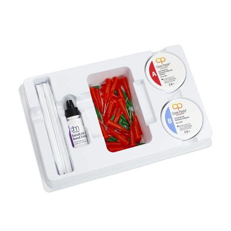 Core Paste Jars White Self Cure Kit Go Dental