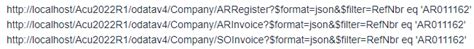 OData V Metadata Not Showing Keys For ARInvoice Community