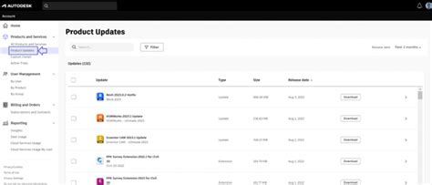Products Updates Di Autodesk Account Knowledge Base Cstc