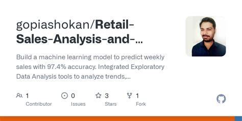 Retail Sales Analysis And Forecast Using Machine Learningapppy At Main · Gopiashokanretail