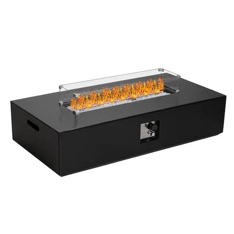 Have A Question About Zeus And Ruta Black Stainless Steel Propane Fire Pit Table With Regulator