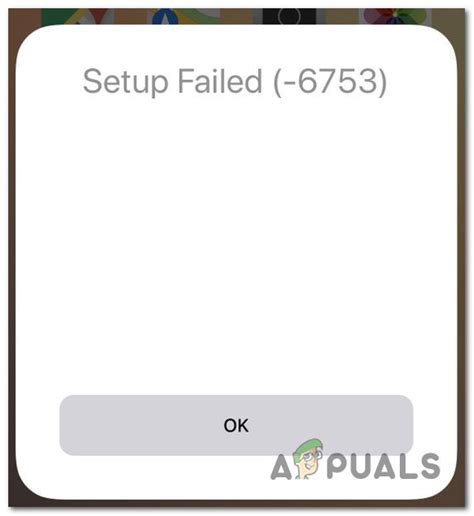 How To Fix Setup Failed 6753 Error In Iphone