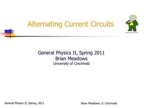 PPT Alternating Current Circuits PowerPoint Presentation Free Download ID