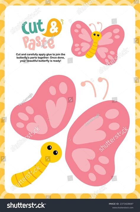 Cute Paste Worksheets Kindergarten Over 1 309 Royalty Free Licensable Stock Vectors And Vector