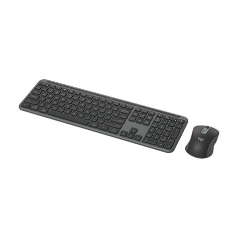 Logitech Mk955 Signature Slim Wireless Keyboard And Mouse Combo For Larger Hands Quiet Typing