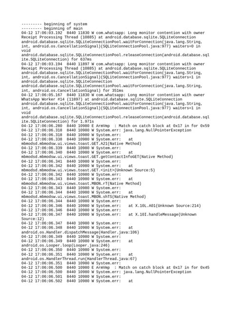 Logcat Pdf Data Management Computer Science