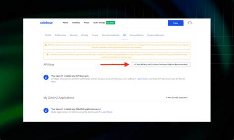 how to configure coinbase api key and add it to good crypto