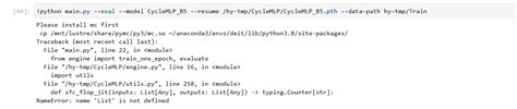 Hi When I First Run Main Py Eval Appeared List No Define Issue