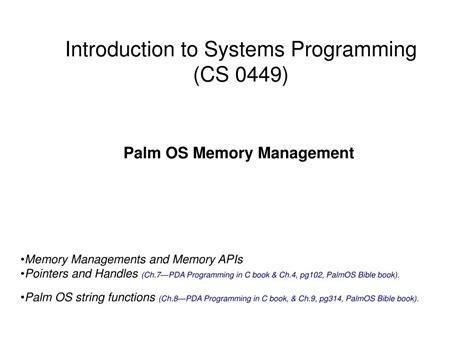 Ppt Introduction To Systems Programming Cs 0449 Powerpoint