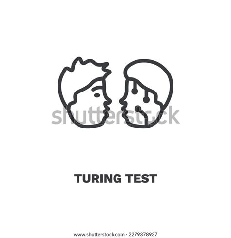 Turing Test Icon Thin Line Turing Stock Vector Royalty Free 2279378937 Shutterstock