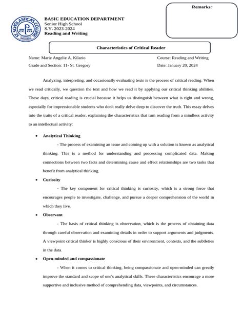 Format Written Output 1 Pdf