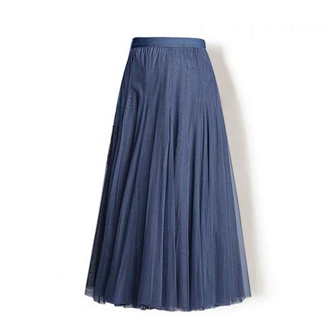 Купити Жіноча однотонна спідниця з високою талією Qooth Багато кольорів